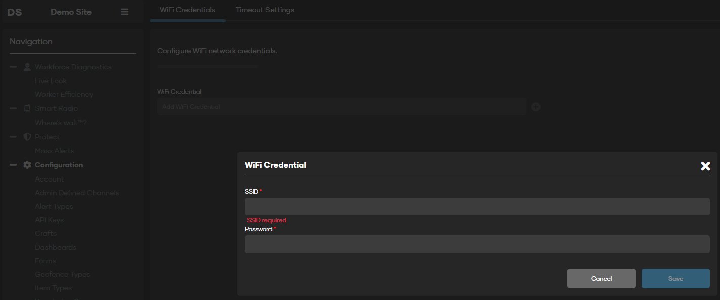 walt™ Settings – weavix™ Help Center
