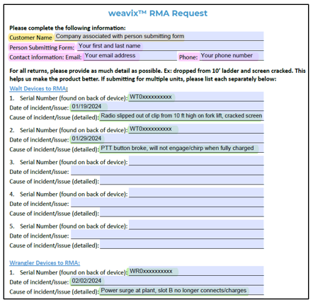 How do I Make a Return? – weavix™ Help Center